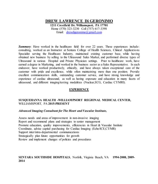 Lisa Leigh Lindquist Resume | DOCX | Medical Health