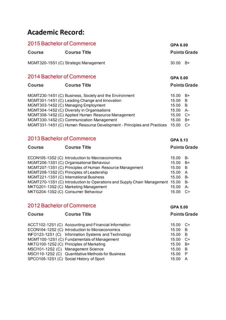 STUDENT ACADEMIC RECORD | PDF