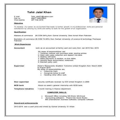 Tahir Jalal CV | DOCX