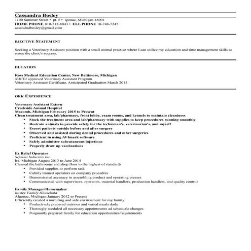 Leanne Tillman Resume | PDF