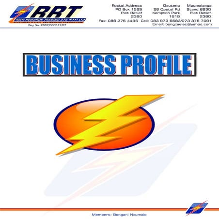 COMPANY PROFILE RICH REWARDS TRADING 2015 | DOC