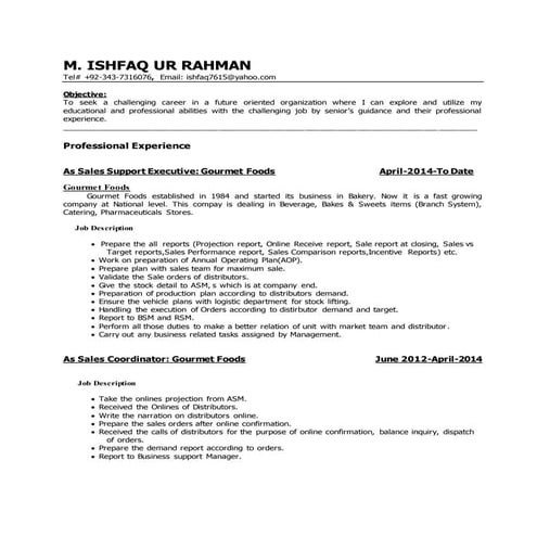 ishfaq cv | PDF