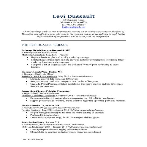 Resume | DOCX