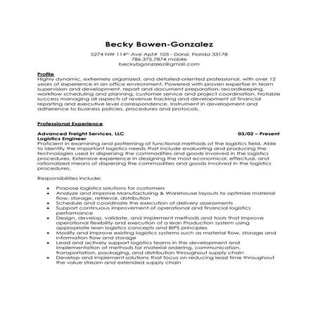 Becky B Gonzalez Resume LE | PDF