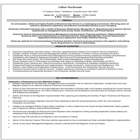 Gillian MacDonald CV Jan 2017 | DOC