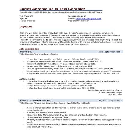 Resume | PDF