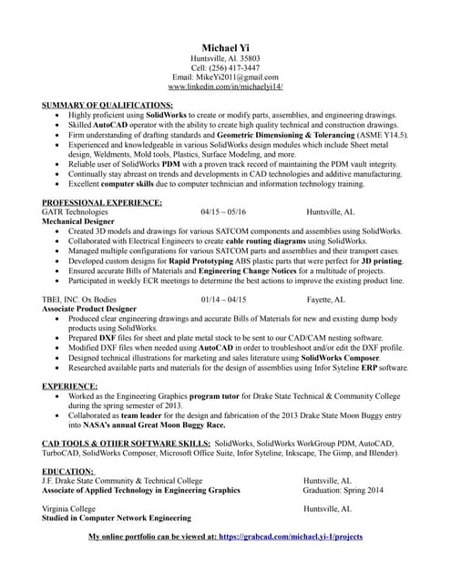 Design Resume 1.1 | PDF