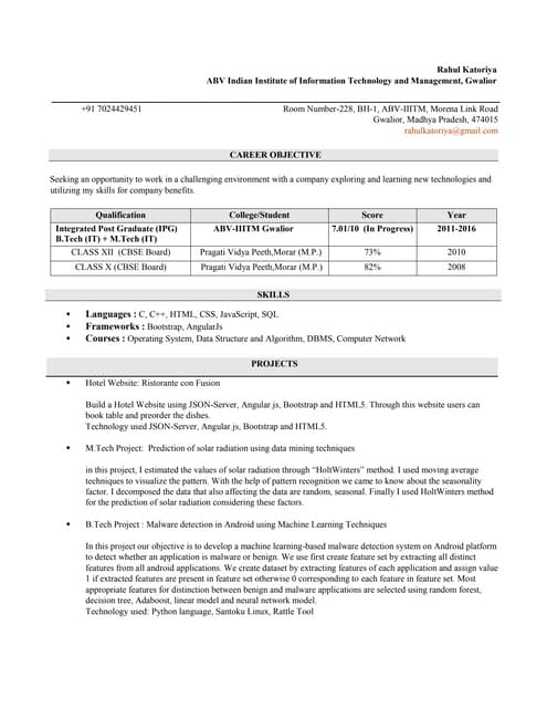 Resume mudit jain | PDF | Computer Software and Applications | Computing