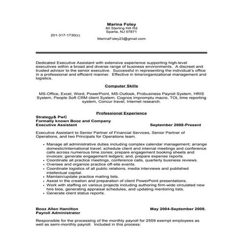 Marina Foley Resume (1) | PDF
