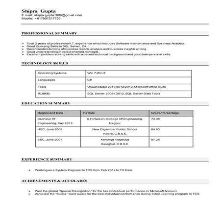 Shipra_Gupta_Resume | DOCX