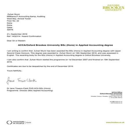 award-confirmation | PDF