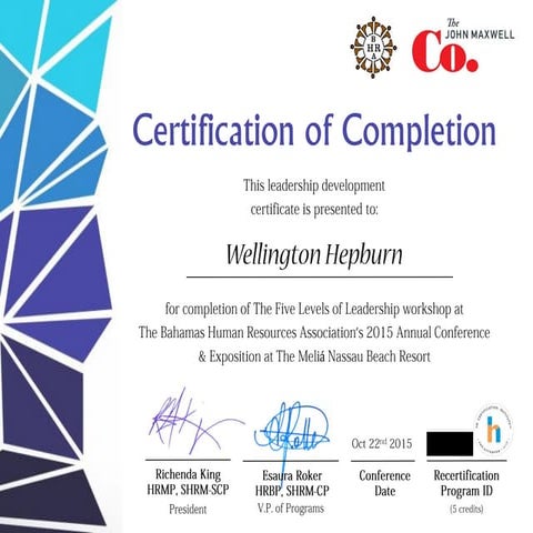 BHRA Certificate - 2015 Annual Conference and Exposition | PDF