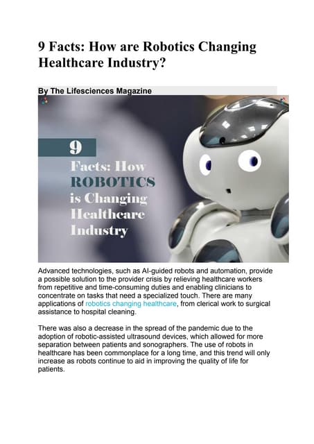 Robotics in Medical Technology.pptx