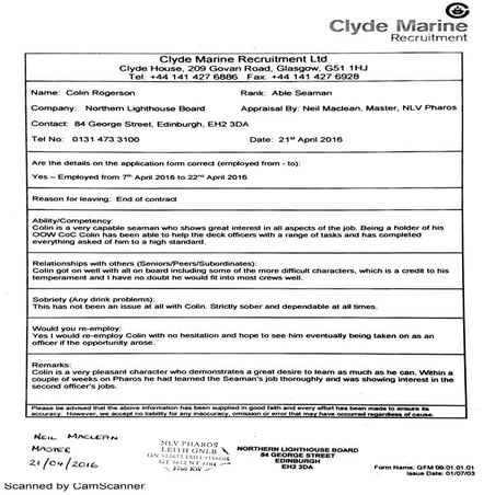 MV Pharos Report | PDF