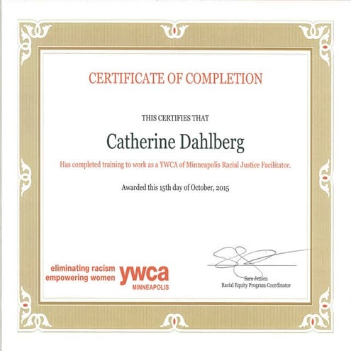 Racial Justice certificate | PDF