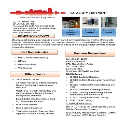 CAPABILITY STATEMENT | PDF