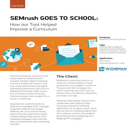 Case Study - SEMrush for Students and Educators | PDF
