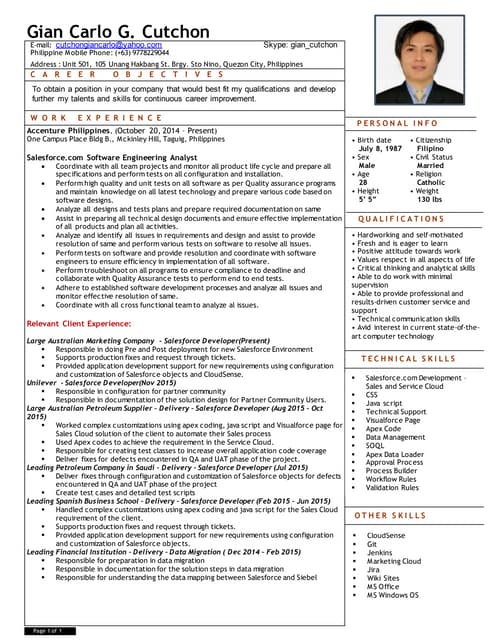 Gamboa Resume | PDF