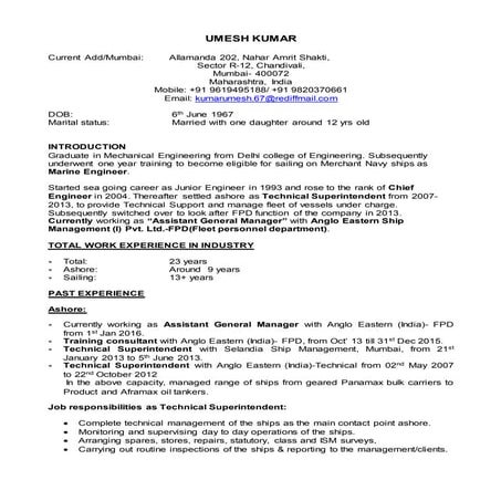 CV Umesh_ Kumar | DOCX