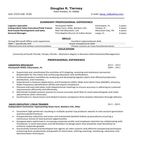 Robert Resume Sep 2015 | DOC