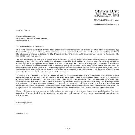 Letter of Recommendation Emma Meyer | PDF