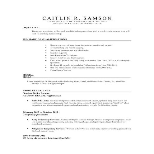 Caitlin Samson | DOC