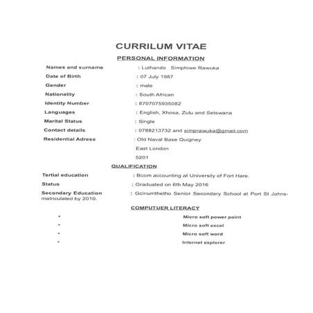 MY CV with SUPPORTING DOCS | PDF