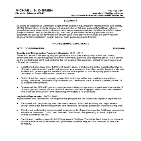 Michael OBrien resume | DOCX