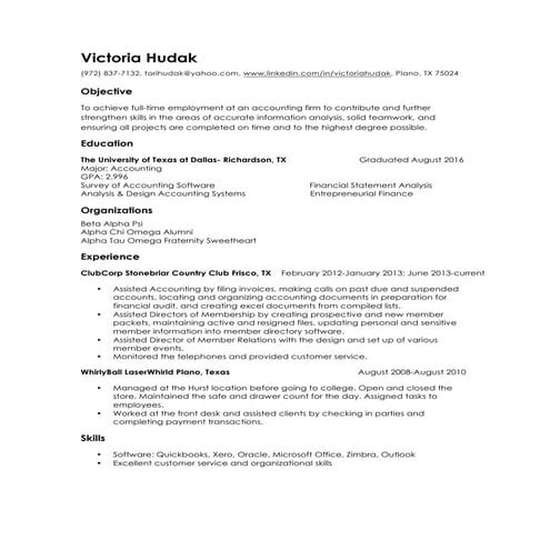 Wendy Csatari Resume | PDF