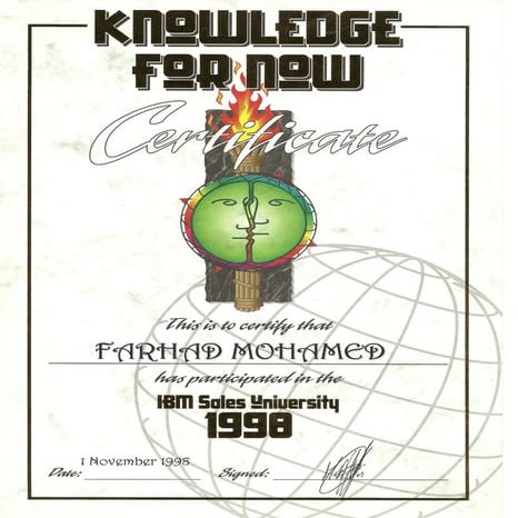 IBM Sales University Cert | PDF