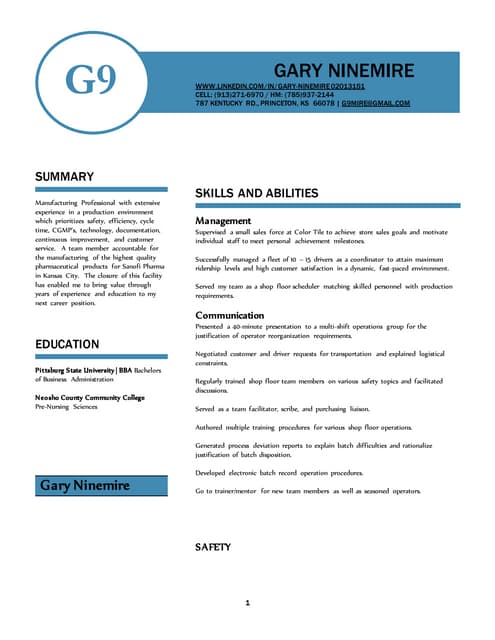 Nick Resume Updated | DOCX | Resume Writing and Advice | Job Search