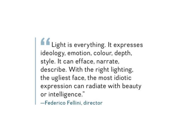 Cinematography lesson 4 - lighting | PPTX