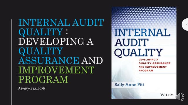 Jenitha John on Auditing, Growth, and Governance | PDF