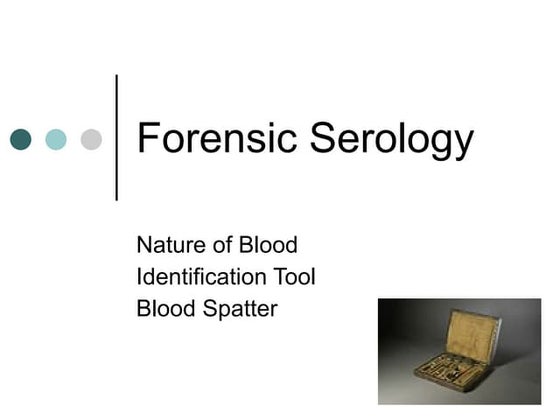 Blood stain pattern analysis | PDF