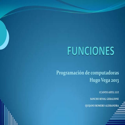 Funciones Java | PPT