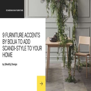 9 furniture accents by bolia to add scandi style to your home | PPT