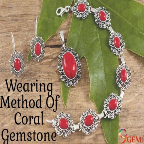 Coral gemstone shape, price and benefits ppt | PPTX