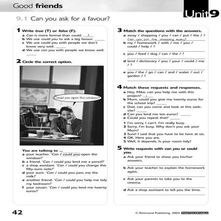 Unit 9 Good Friends | PDF