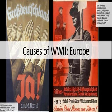 Causes WW2 Europe | PPTX