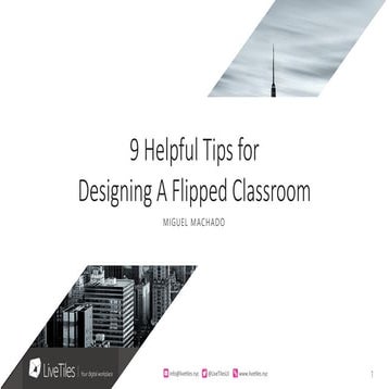 9 Helpful Tips for Designing a Flipped Classroom | PDF
