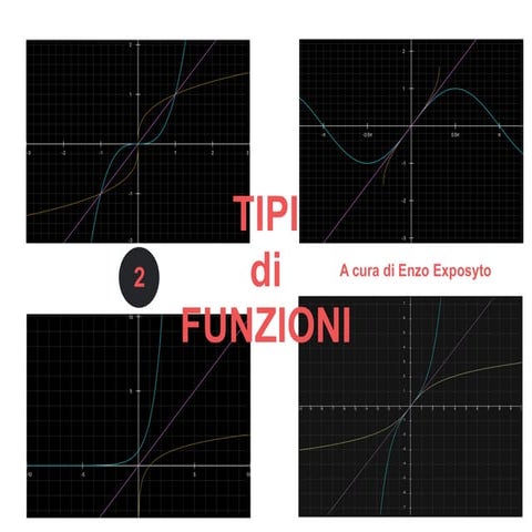 TIPI di FUNZIONI ELEMENTARI: ALGEBRICHE e TRASCENDENTI, DIRETTE e ...