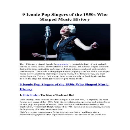 9 Iconic Pop Singers of the 1950s Who Shaped Music History.docx