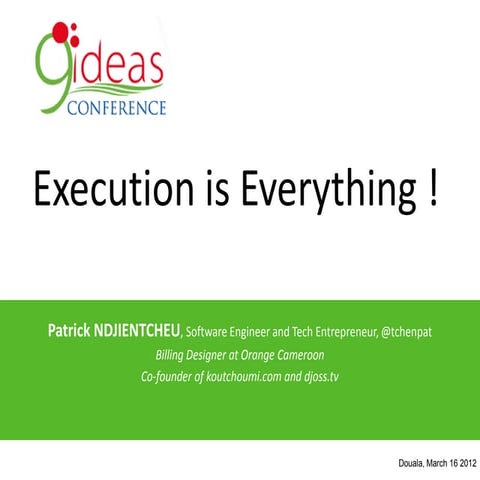 9 ideas execution is everything | PPT