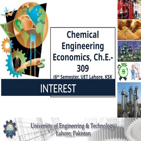 Interest Lecture for Chemical Engineering Students | PPTX