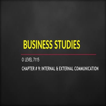 9 Internal External Communication Pptx