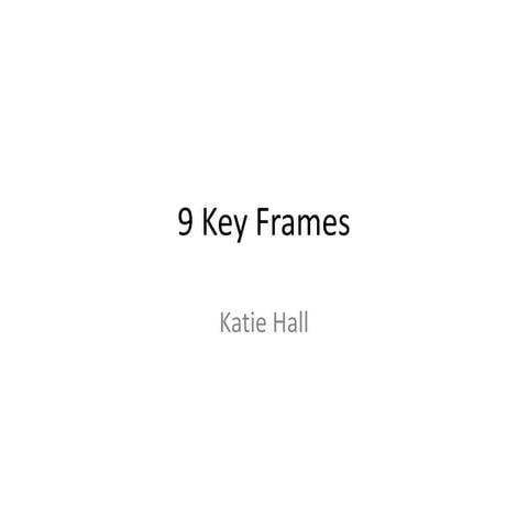 A Day to Forget - Key Frames | PPTX