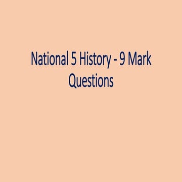 9 mark questions | PPTX