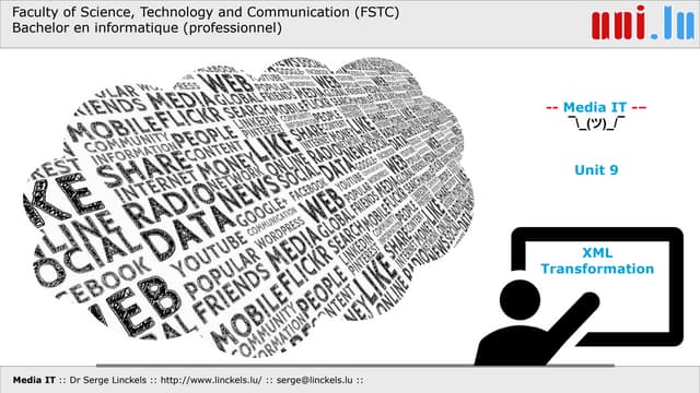 Media It Xml And Xml Transformation Xslt Pptx