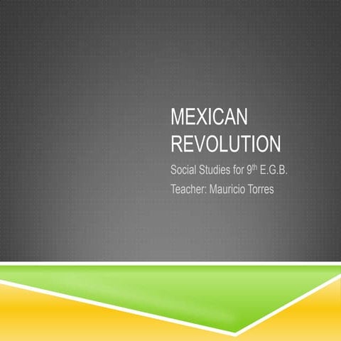 Mexican Revolution | PPTX