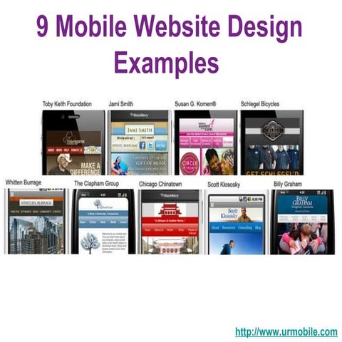 9 Mobile Website Design Examples | PPT